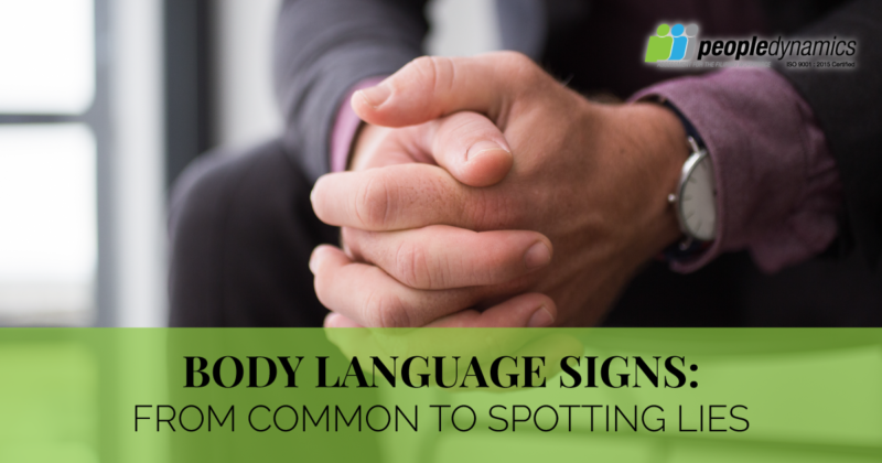 Body Language Signs: From Common to Spotting Lies