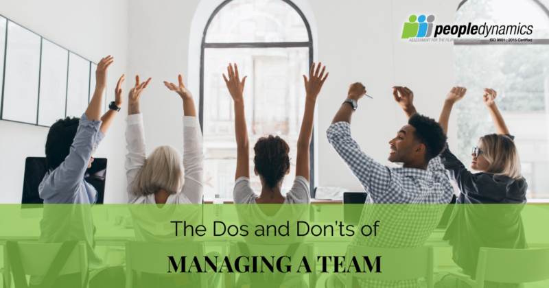 The Dos and Don'ts of Managing a Team | People Dynamics, Inc.