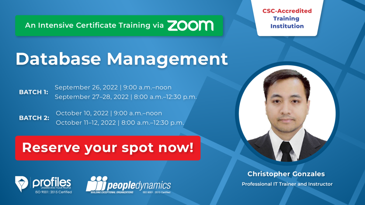 Data Management Using Microsoft Excel